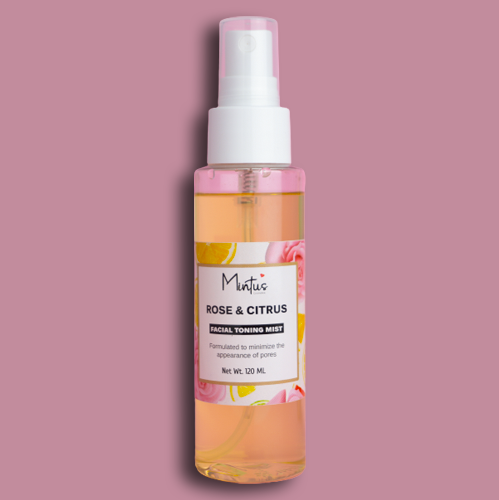 Facial Toning Mist - Rose & Citrus For Youthful Glowing Skin | For Oil ...